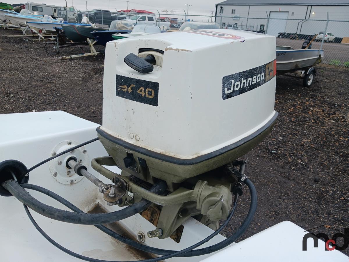1976 Vanguard Project Boat w/ Johnson 40HP Motor & 1973 S/A Trailer